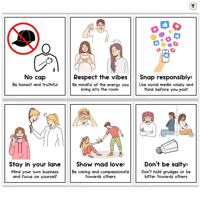 20 Gen-z Slang Classroom Posters | Posters for Teens | High School ...