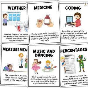 24 Math Posters for Kids | Understanding Real World Math in Our ...