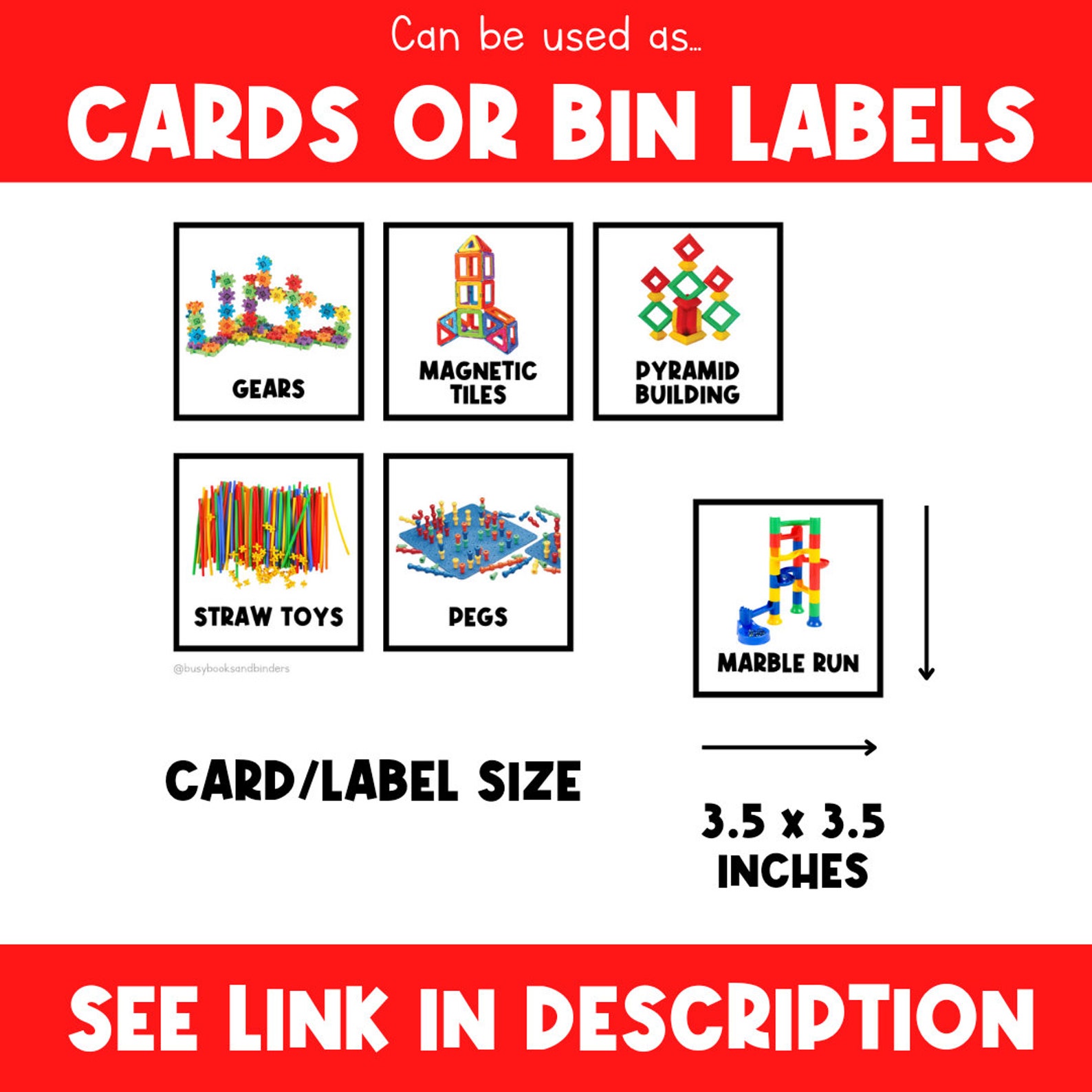 REAL PICTURES: Classroom Center | Toy Bin Label | Printable Signs | Toy ...