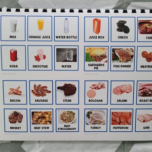 BOOK: 167 Food Pictures | Food Visual Aid | Behavior | Task Card ...