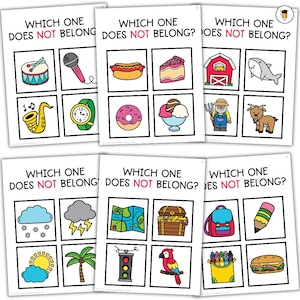 20 Which One Does Not Belong | Wh Questions | Functions Task Cards ...