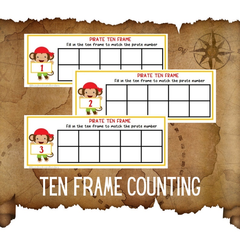 Preschool Pirate Activities | Busy Book | Pirate Printable | Math ...