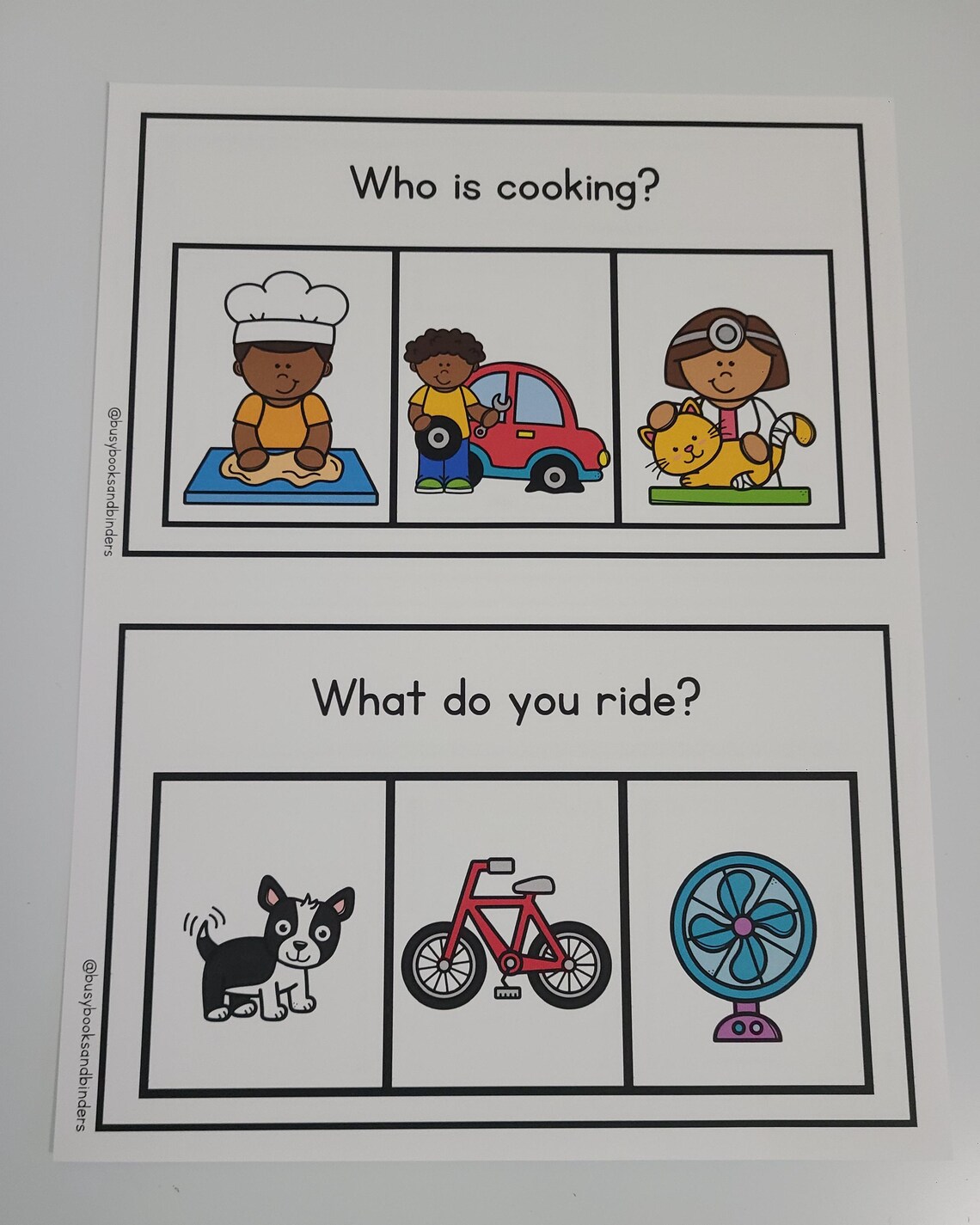 50 WH Questions | Functions Task Cards | Which One | Speech Therapy ...