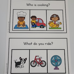 50 WH Questions | Functions Task Cards | Which One | Speech Therapy ...