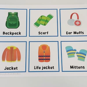 51 CLOTHING PICTURE CARDS | Clothes | Visual Aid Schedule | Choice ...