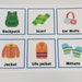 51 CLOTHING PICTURE CARDS | Clothes | Visual Aid Schedule | Choice ...
