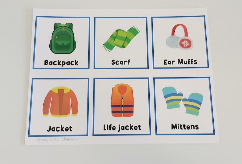 51 CLOTHING PICTURE CARDS | Clothes | Visual Aid Schedule | Choice ...