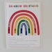 RAINBOW Deep Breathing Grounding Calm Down Strategies Poster Coping ...
