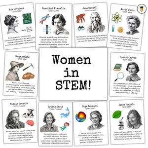 Women in Science History Posters | Herstory | Bulletin Board Display ...