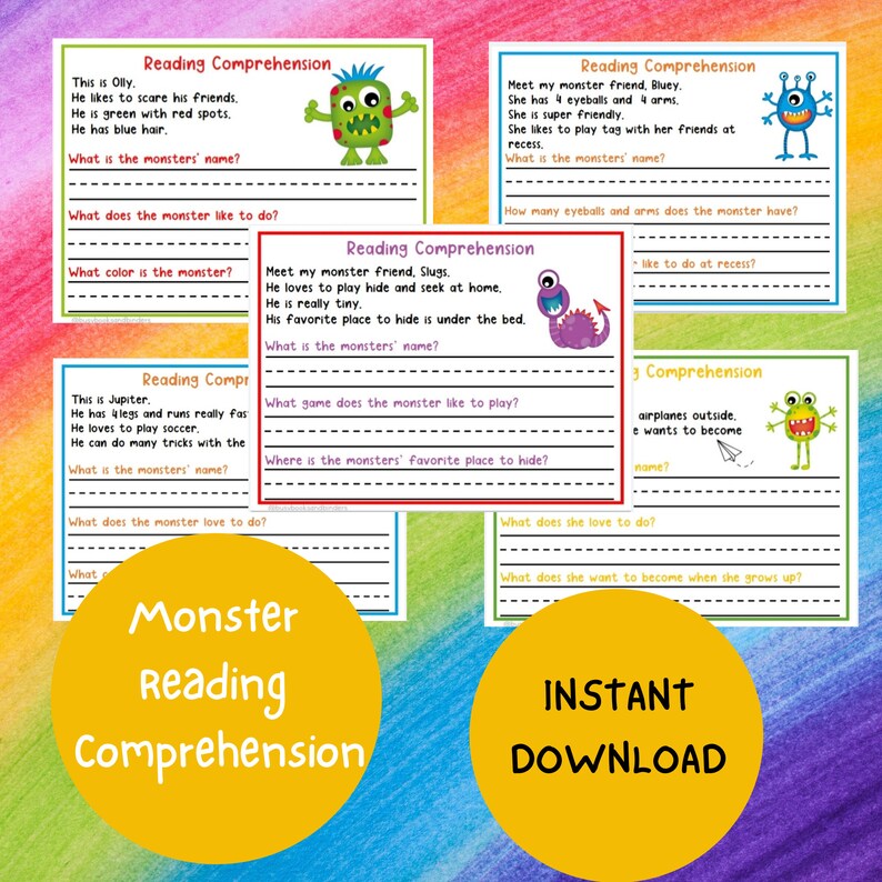 Reading Comprehension MEGA BUNDLE Reading and Writing - Etsy
