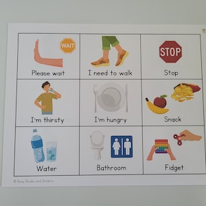 Communication Visual Boards | Daily Routines | First Then Visual Aid ...