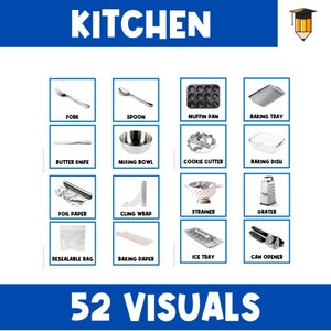 KITCHEN: REAL PICTURES | First Then Board | Visual Aid | Visual ...