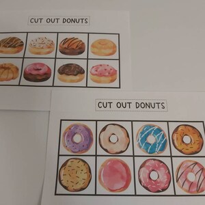 DONUT MATCHING | Valentines | Pattern Activity | Kindergarten ...