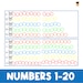 1- 20 Pom Pom Activities | Busy Book | Counting | Number Activities ...