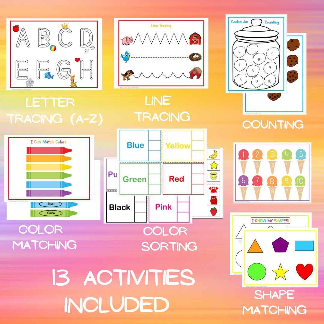 Preschool Toddler Activities, Learn Alphabet, Numbers, Colors, Shapes ...