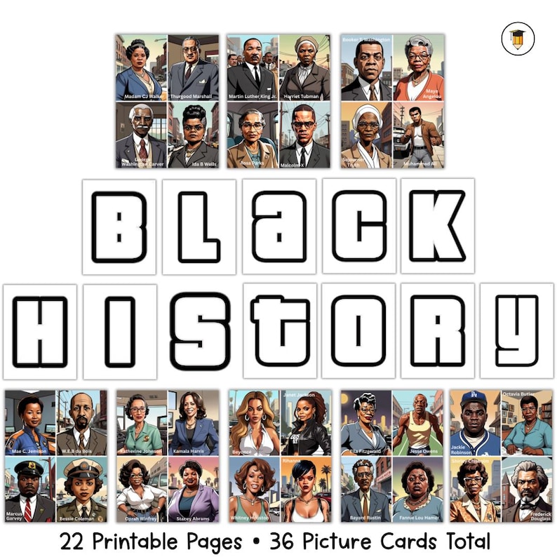 Black History Bulletin Board | Display | Black History Decor | African ...