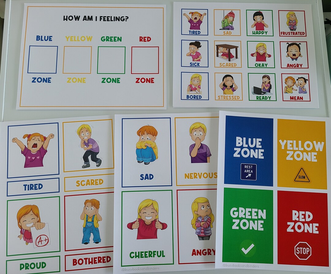 PHYSICAL COPY: Self Regulation | Emotions | Calm Down Strategies ...