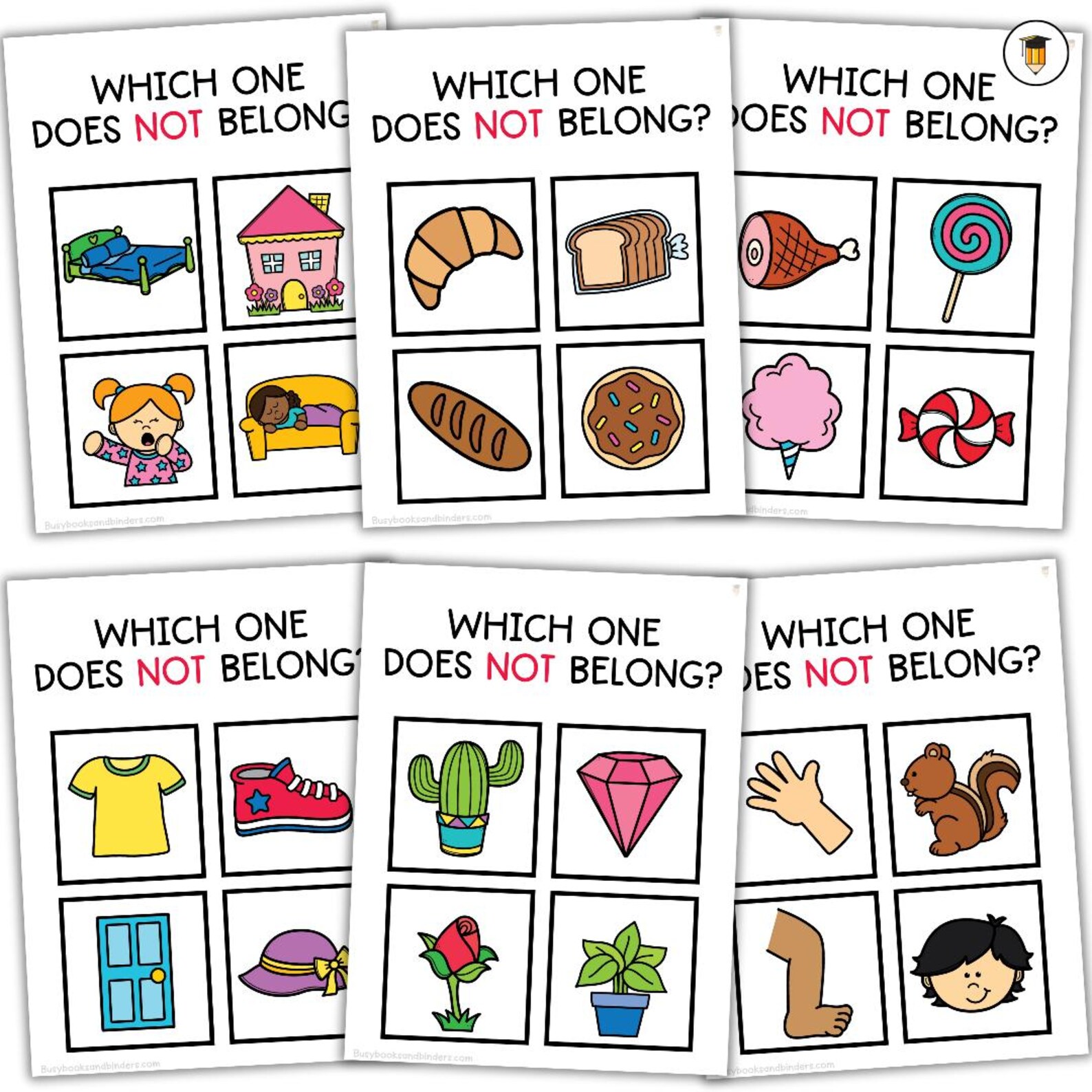 20 Which One Does Not Belong | Wh Questions | Functions Task Cards ...