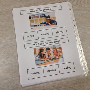 WHAT | WH Questions | Functions Task Cards | Which One | Speech Therapy ...