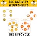 Bees Activities | Bee Lifestyle Stages | Counting | Tracing | Spring ...