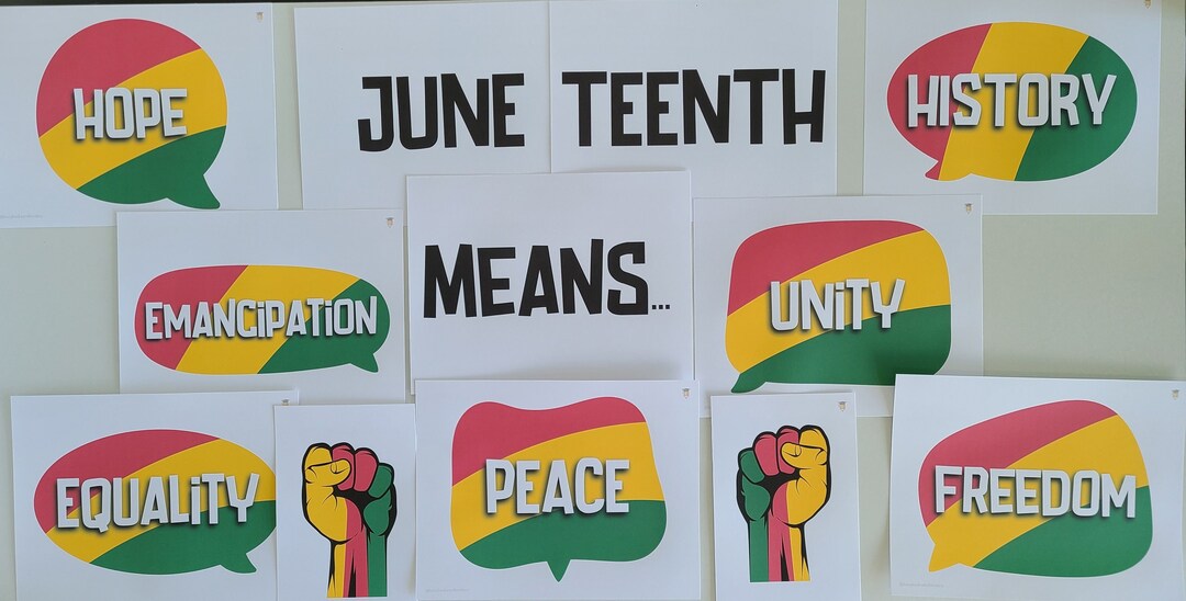 Juneteenth Bulletin Board | Display | Black History Decor | African ...