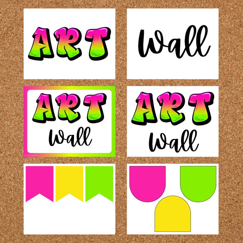 GRAFFITI ART WALL | Bulletin Board | Art Display Board | Door Decor ...