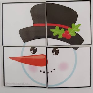 Preschool Puzzles | Christmas Puzzle | Homeschool | Children's Puzzles ...