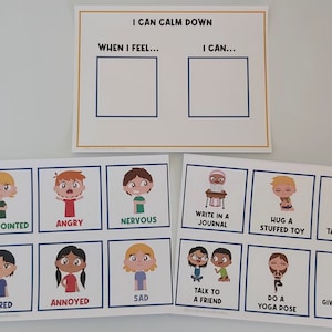 Calm Down Strategies | Visual Aid | Coping Skills | Toddler Behaviour ...