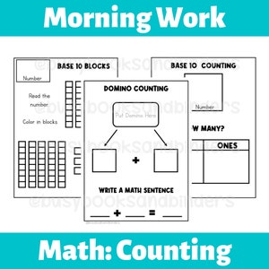 Kindergarten Worksheet Bundle, Homeschool Printables, Preschool ...