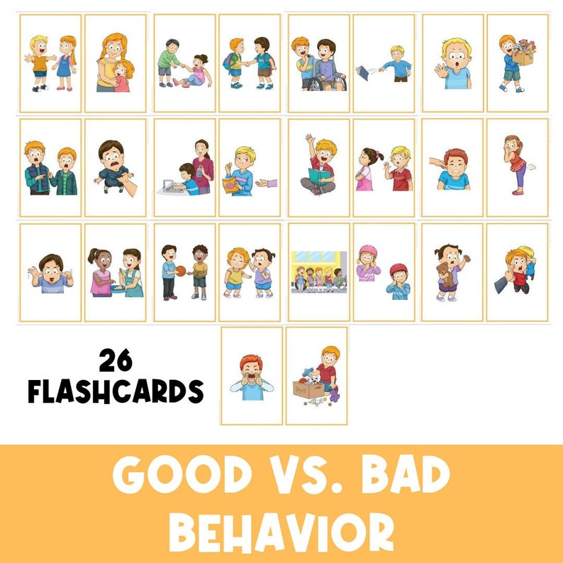 Good Vs Bad Choices Social Skills Sorting Activities | Etsy