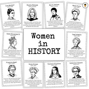 70 Women's History Posters | Herstory | Bulletin Board Display | Women ...