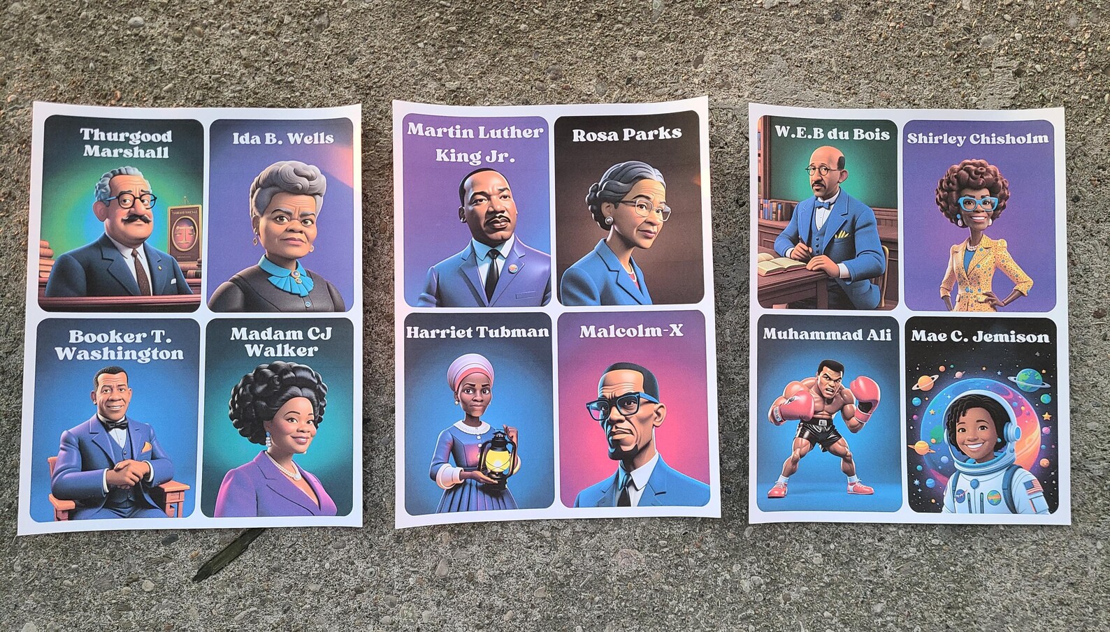 12 Black History Flashcards | Bulletin Board Display | Black History ...