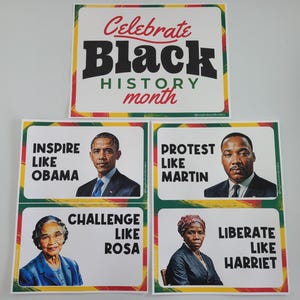 Black History Posters | Bulletin Board Display | Black History Decor ...