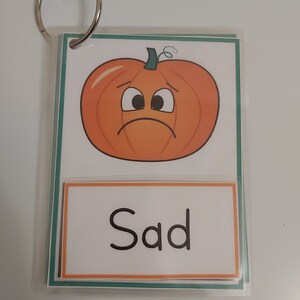 Pumpkin | Emotions | Flash Cards | Flashcards for Kids | Halloween ...