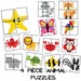 Preschool Animal Puzzle Number Puzzles Number Sequence Puzzles Early ...