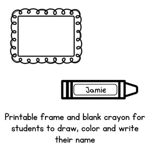 CRAYON BULLETIN BOARD | Meet the Pack | Back to School | Printable ...