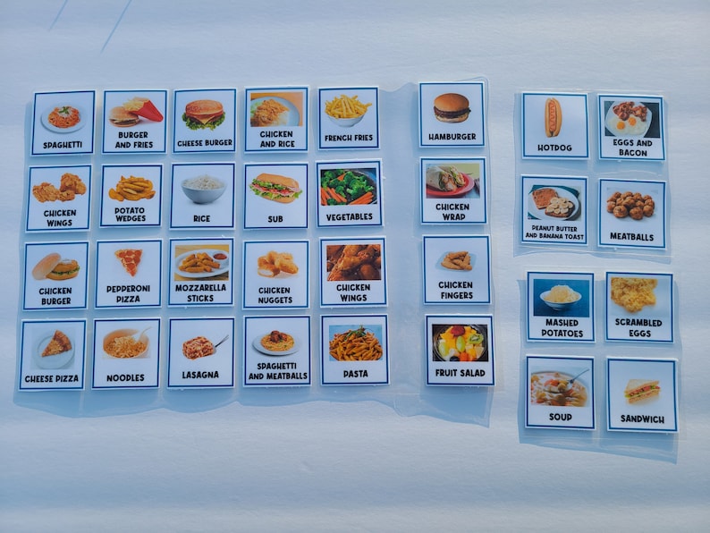 MINI PHYSICAL COPY: 167 Food Cards | Real Pictures | Food Pictures ...