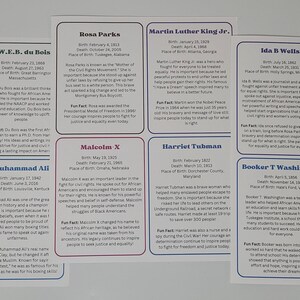 Black History Flashcards | Bulletin Board Display | Black History Decor ...