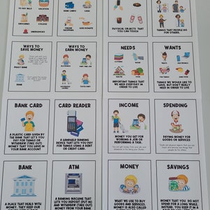PHYSICAL COPY: Financial Literacy for Kids | Money | Infographic ...