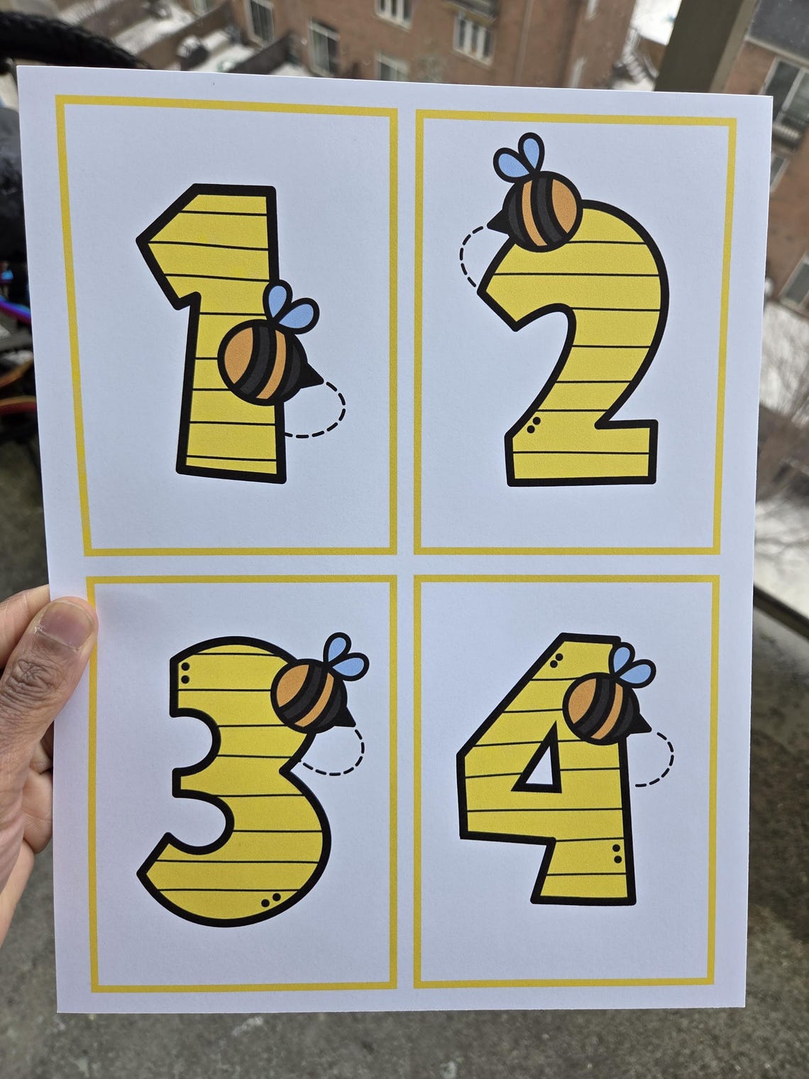 Bees Flashcards | Bees Activities | Counting | Printable | Spring Words ...