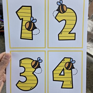 Bees Flashcards | Bees Activities | Counting | Printable | Spring Words ...