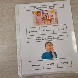 WHAT | WH Questions | Functions Task Cards | Which One | Speech Therapy ...