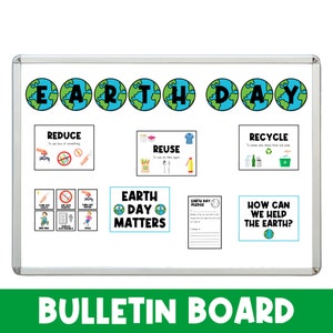 EARTH DAY BUNDLE | Bulletin Board | Science | Earth Day | Flashcards ...