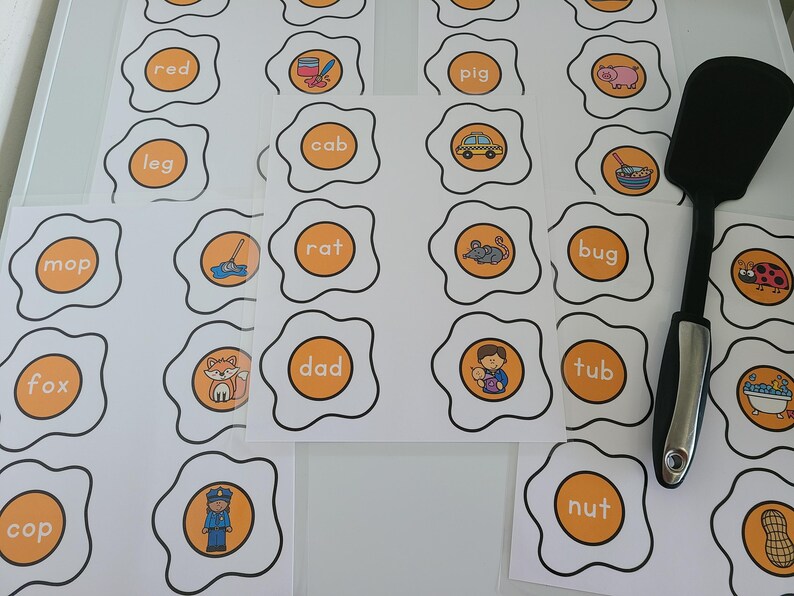 CVC EGG Sight Words | Printable Kindergarten Puzzles | Preschool ...