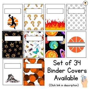 GAMER Binder Cover and Spine | Binder Cover for Kids | Back to School ...