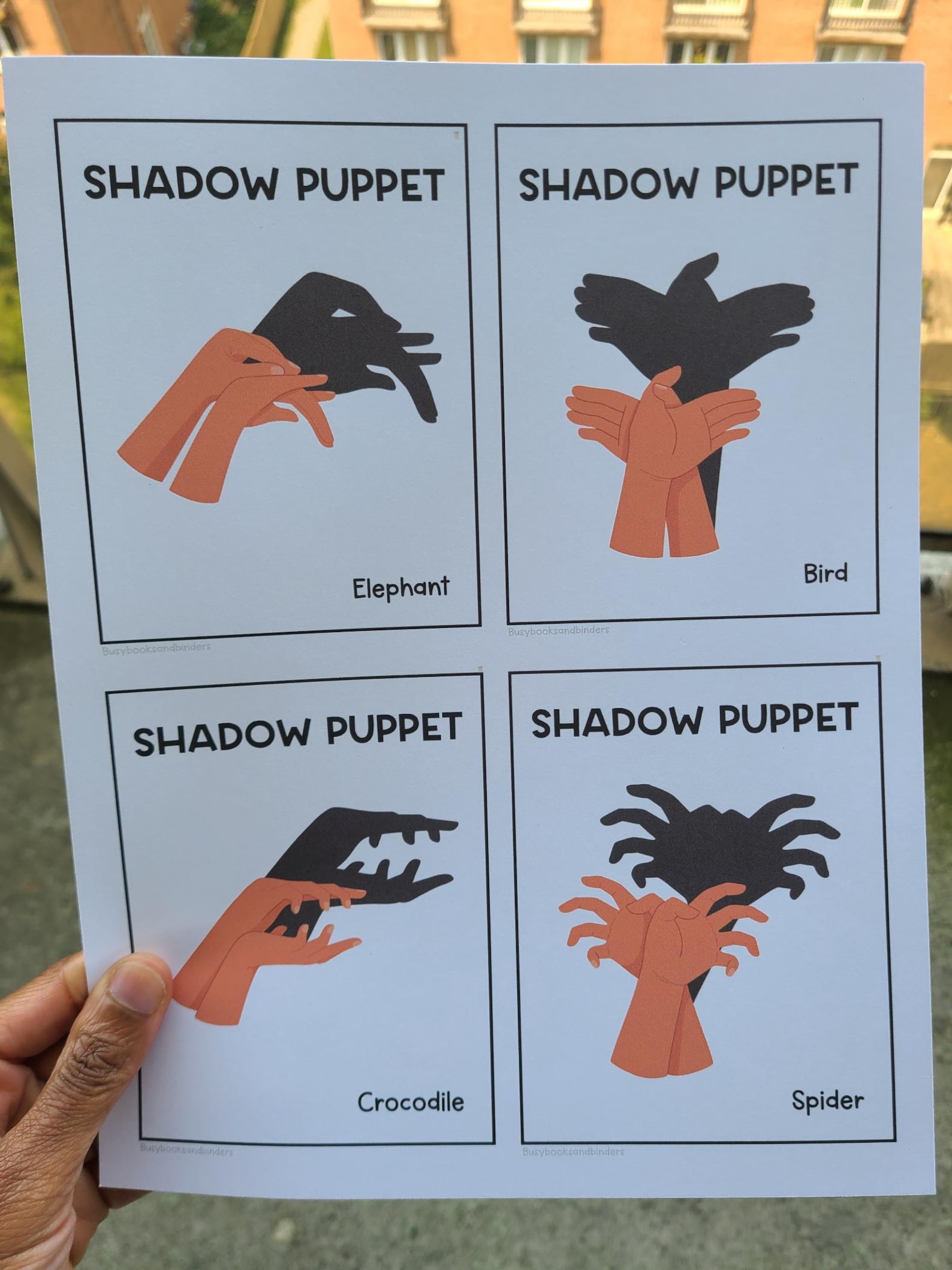 10 Shadow Hand Puppet Posters | Dramatic Arts | Drama | Games for Kids ...