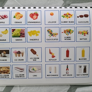 BOOK: 167 Food Pictures | Food Visual Aid | Behavior | Task Card ...
