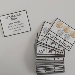 U.S Money Activity | American Coins | Worksheets | Learning Money ...