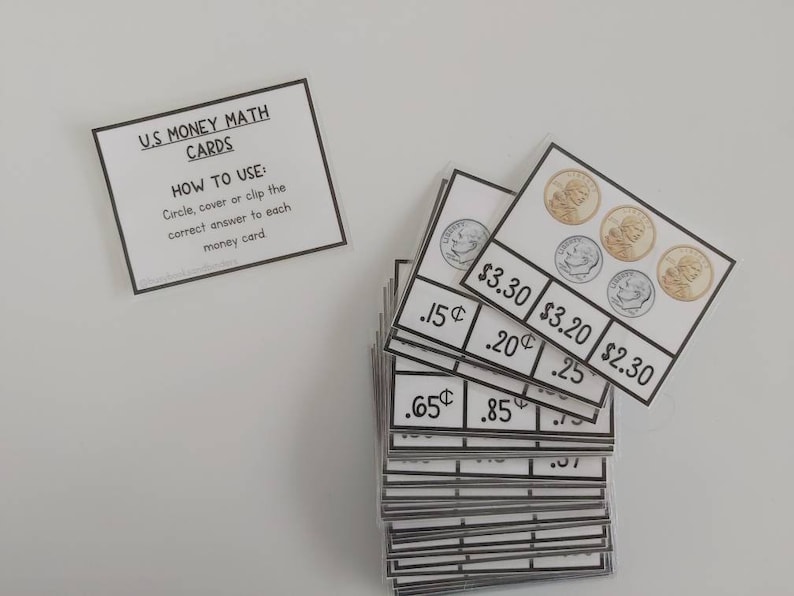 U.S Money Activity | American Coins | Worksheets | Learning Money ...
