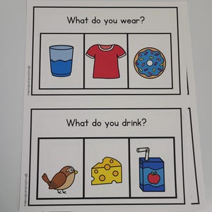 50 WH Questions | Functions Task Cards | Which One | Speech Therapy ...